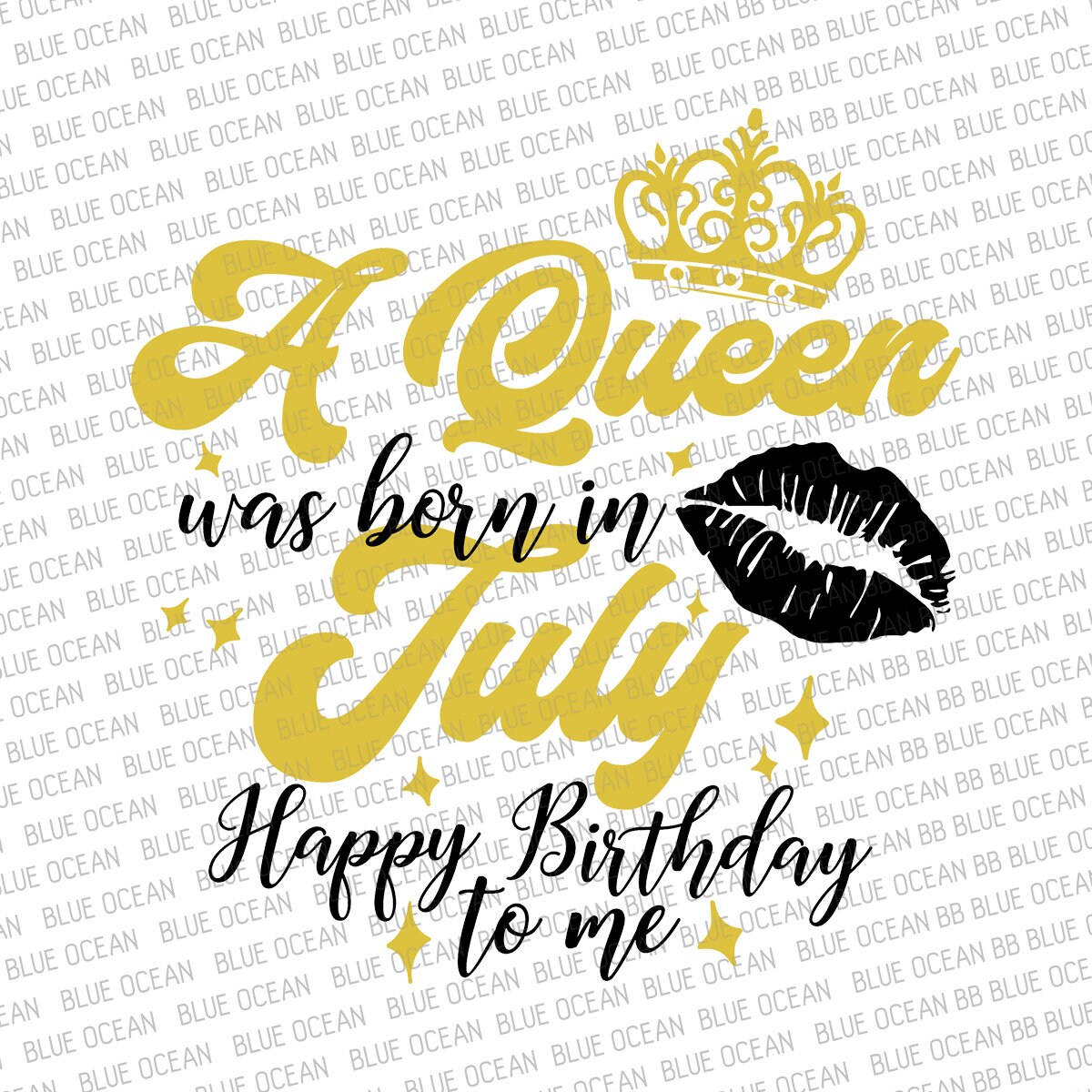 A Queen Was Born on July SVG Birthday Queen SVG Cricut SVG - Etsy