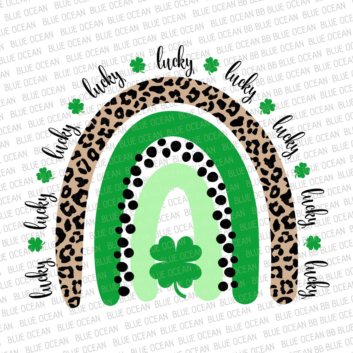 St Patricks Rainbow SVG Lucky Rainbow St Patricks Day Cut | Etsy