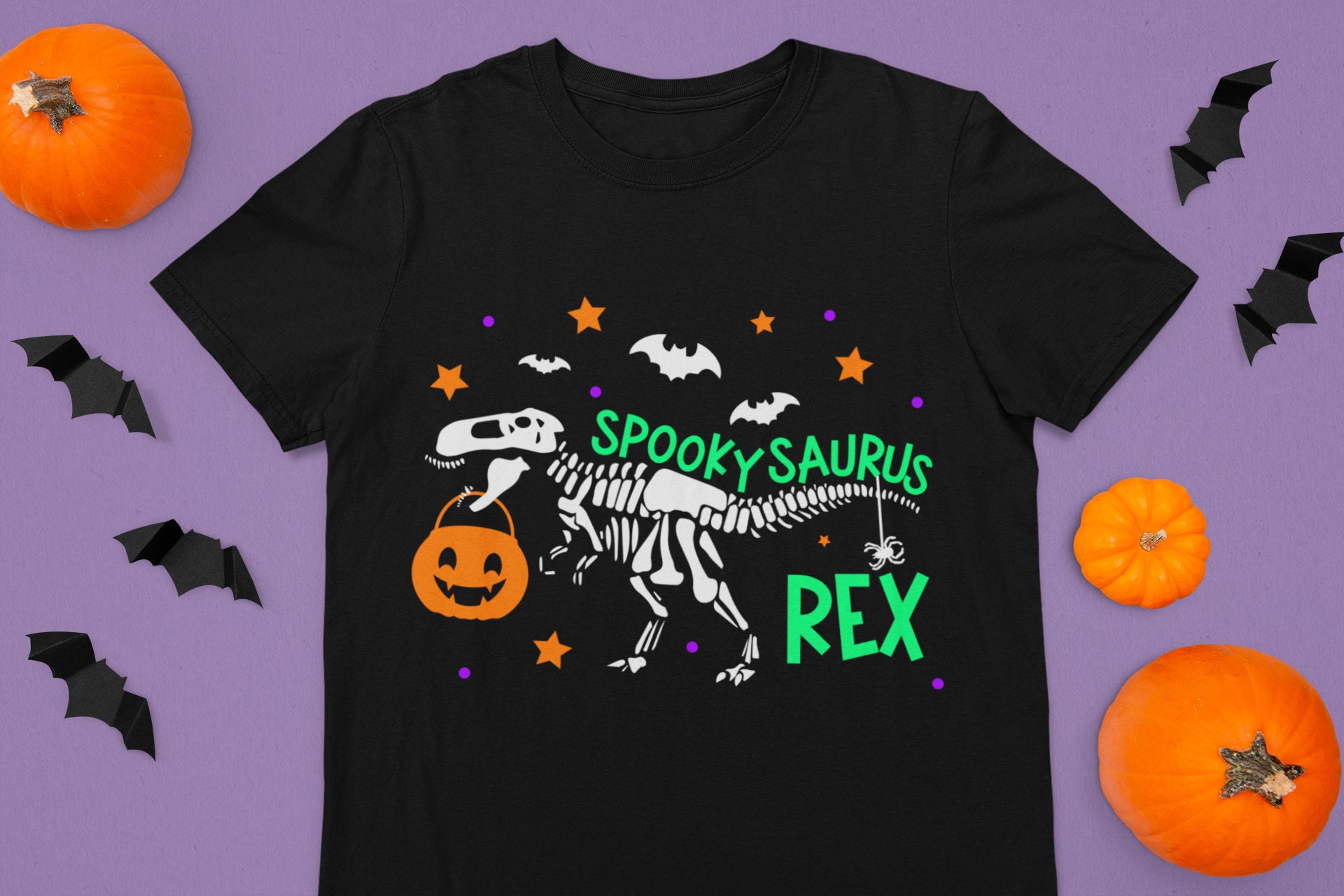 Spookysaurus Rex SVG Halloween Dinosaur SVG Halloween T-rex | Etsy