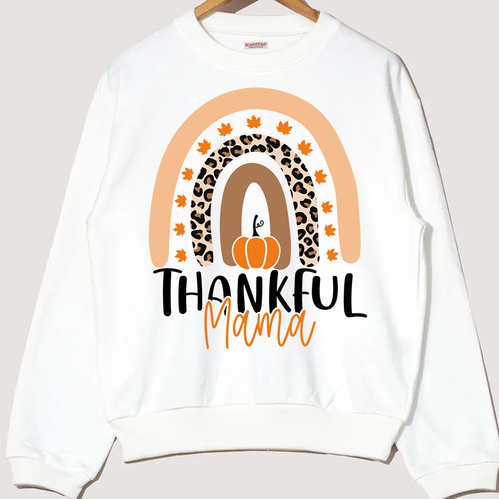 Thankful Mama SVG Thankful Rainbow SVG Thankful Shirt - Etsy