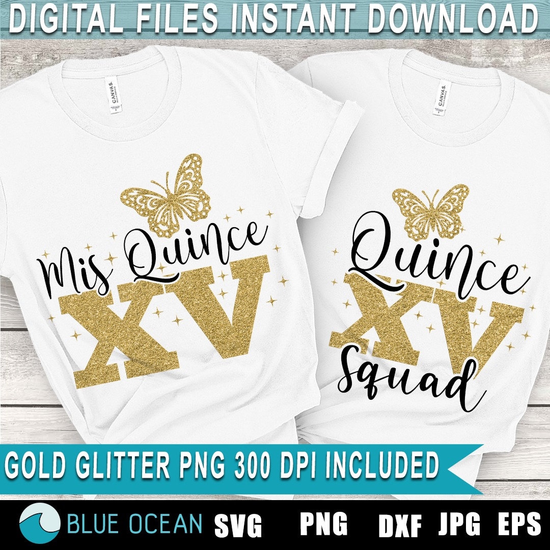 Mis Quince SVG, Mis XV Svg, Mis Quince Años, Quince Squad Svg ...