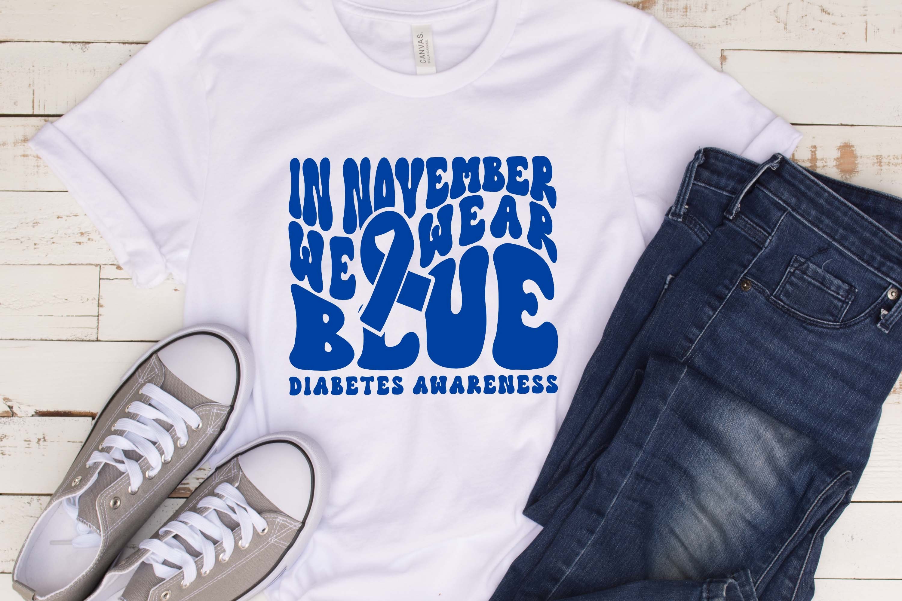 Diabetes Awareness SVG, in November We Wear Blue (digital Download) - Etsy