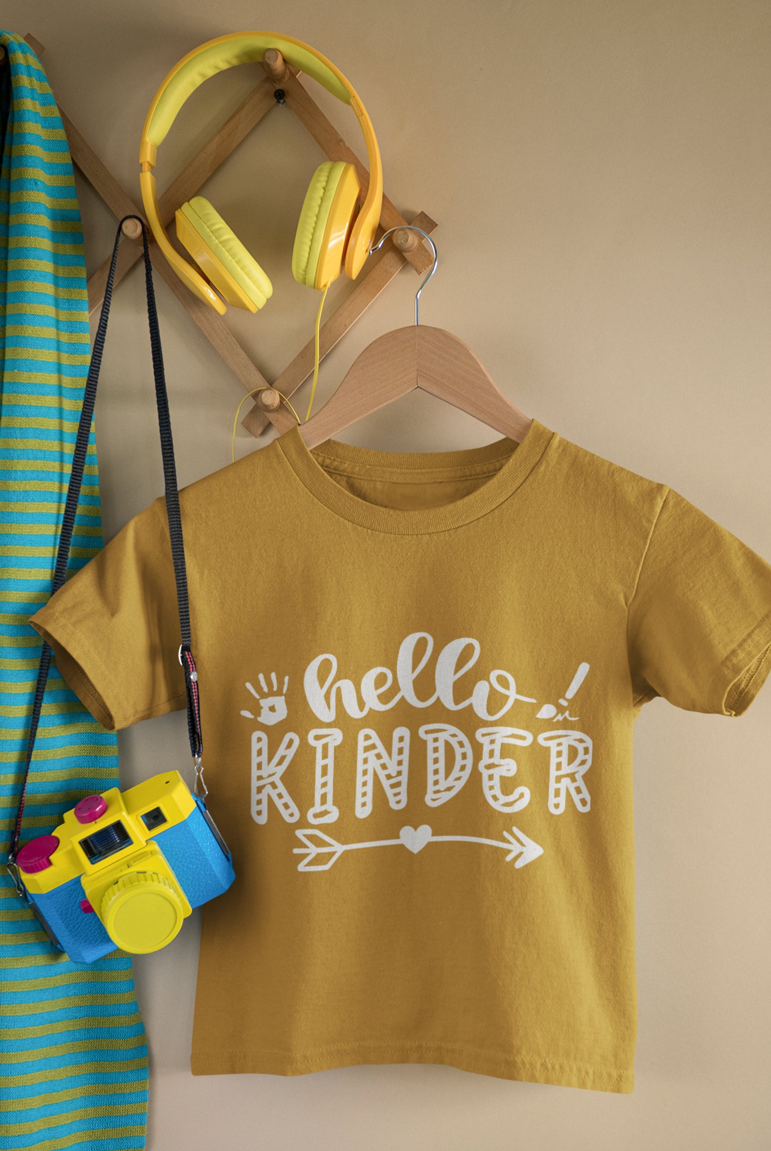 Hello KindeR SVG Kindergarten Svg Back To School Svg First | Etsy