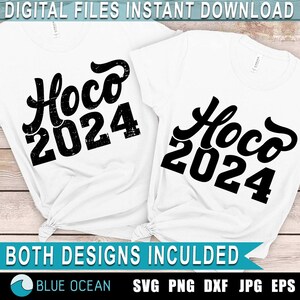 Hoco 2024 SVG, Hoco Football 2024 SVG, Homecoming 2024, Distressed ...