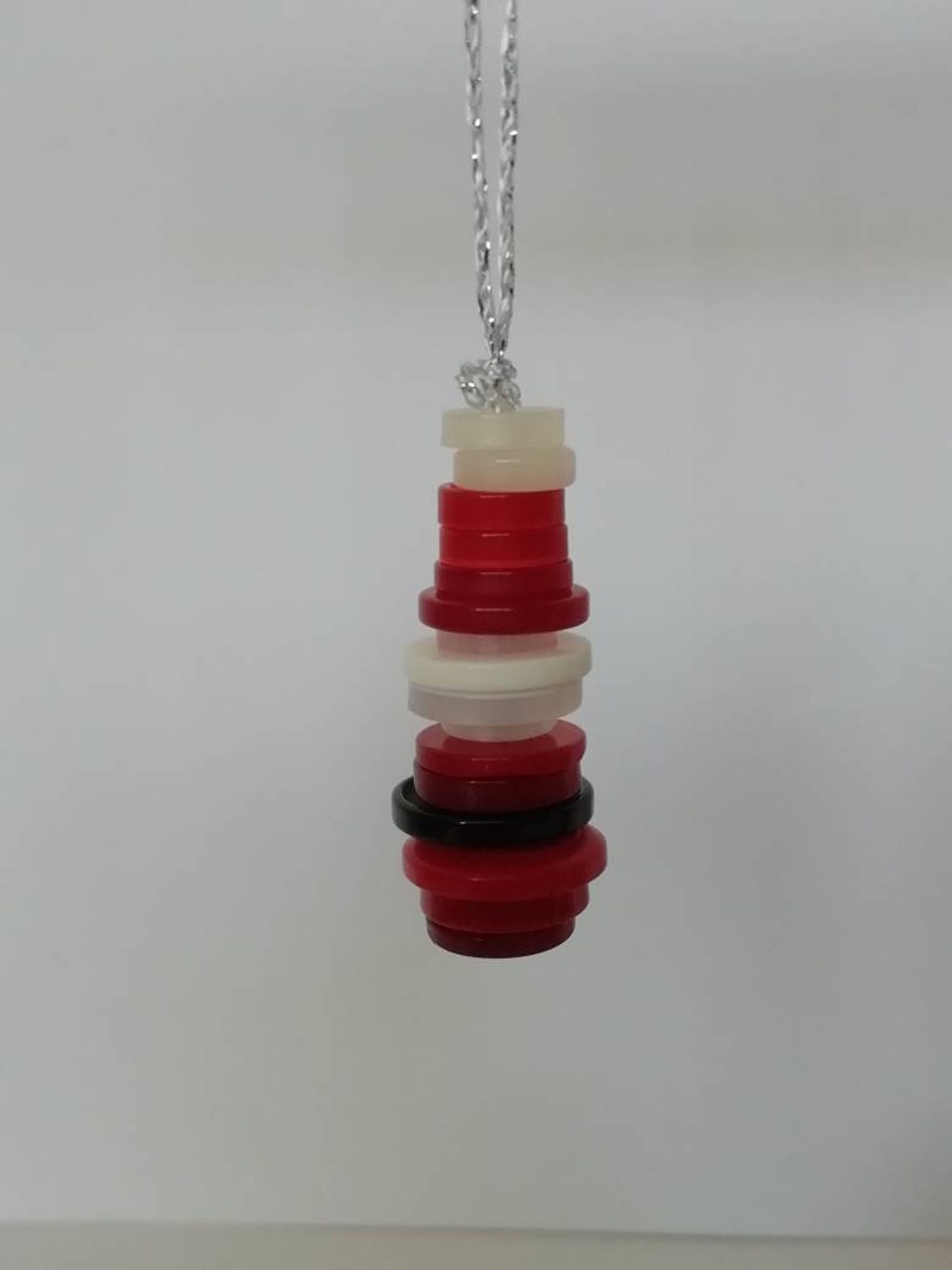 Handmade Christmas Button Decorations: Santa Claus, Frosty the Snowman ...