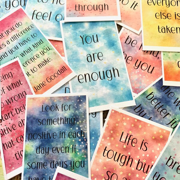 Motivational Cards - Etsy