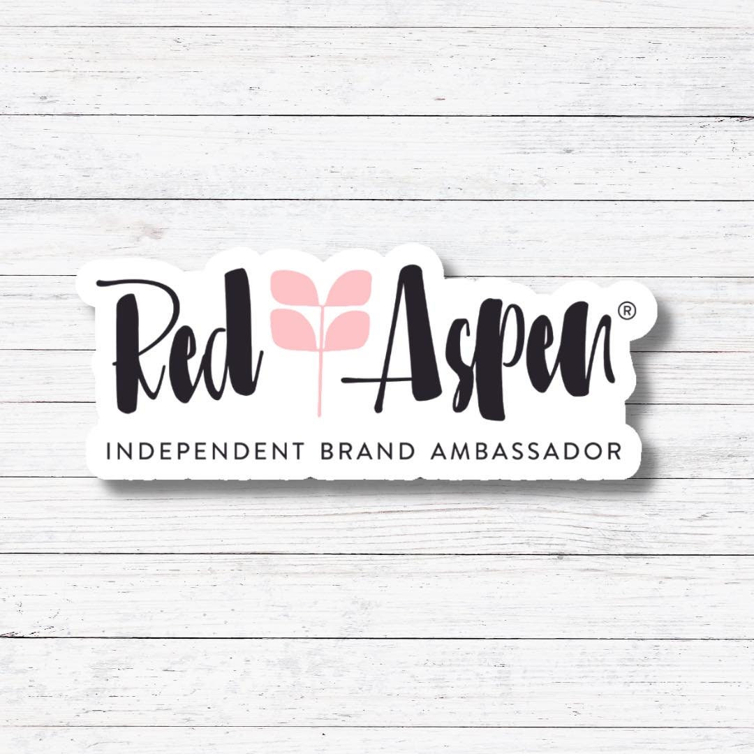 Red Aspen Logo Sticker and Magnet Red Aspen Business Nail - Etsy UK