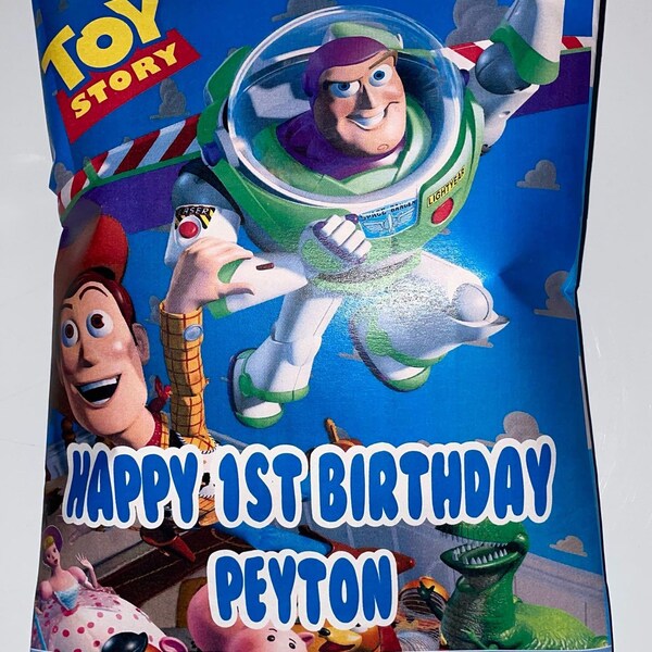 Toy Story Chip Bag Template - Etsy