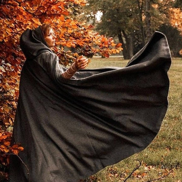 Hooded Cloak - Etsy