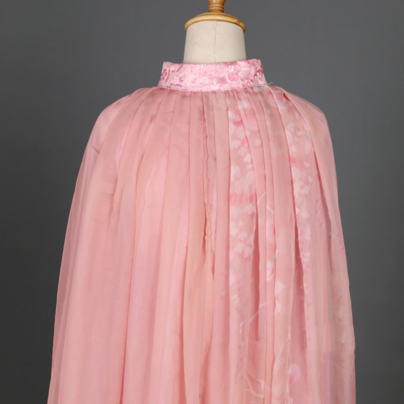 Pink Long Cloak Cosplay Women Hooded Cape Halloween Wizard - Etsy