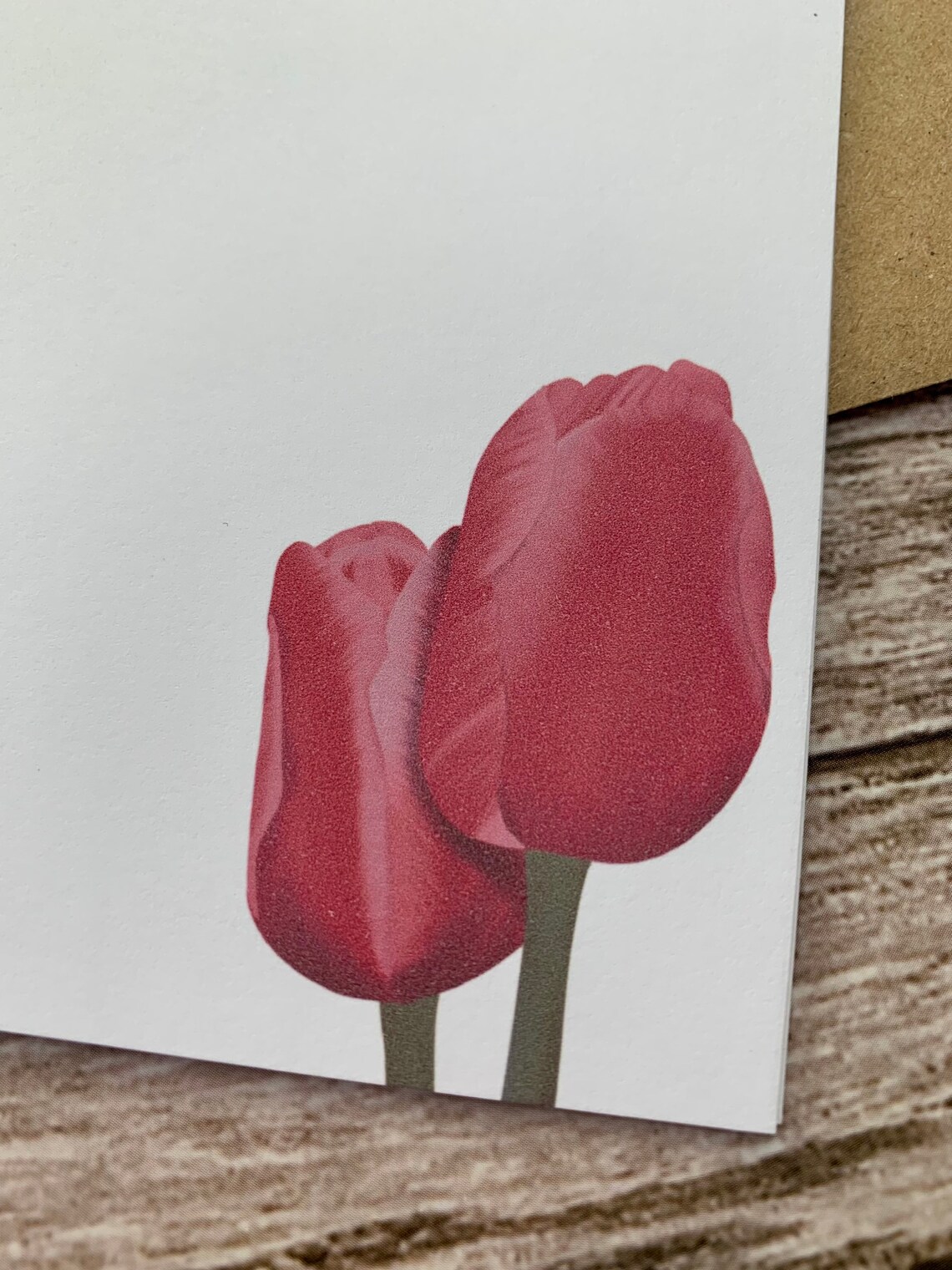 Tulip Note Cards, A6 Notelets, Postcard Style Notecards, Floral ...