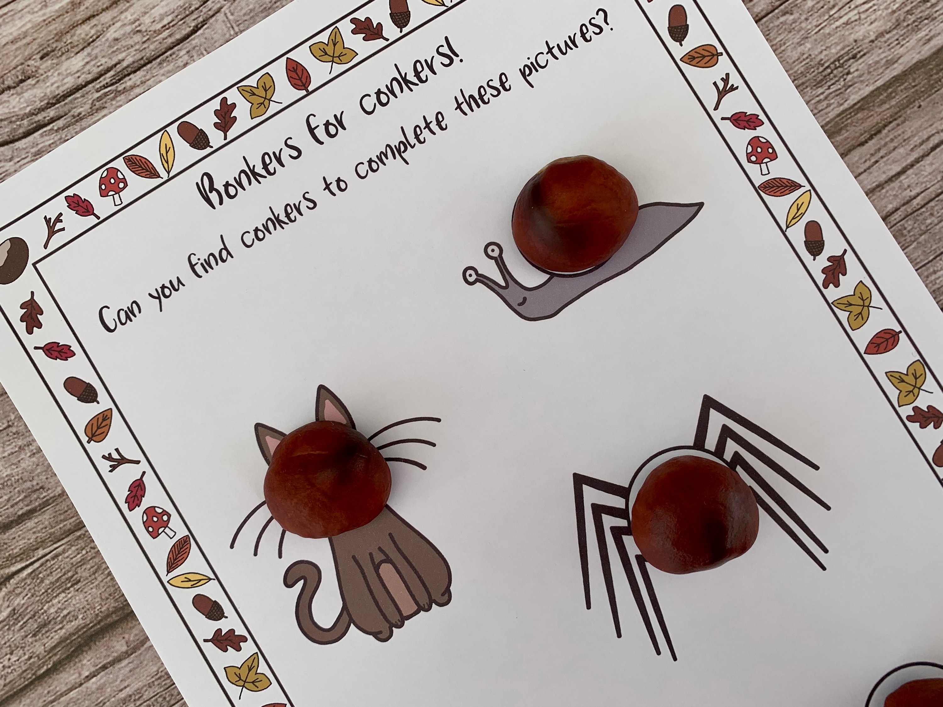 Childrens Autumn Activity Pack, Kids Nature Activity Sheets, Printable ...