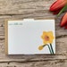 Daffodil Note Cards, A6 Notelets, Postcard Style Notecards, Floral ...