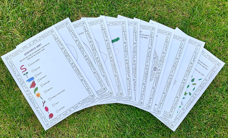 Children's Spring Activity Pack, Kids Nature Activity Pack, Printable ...