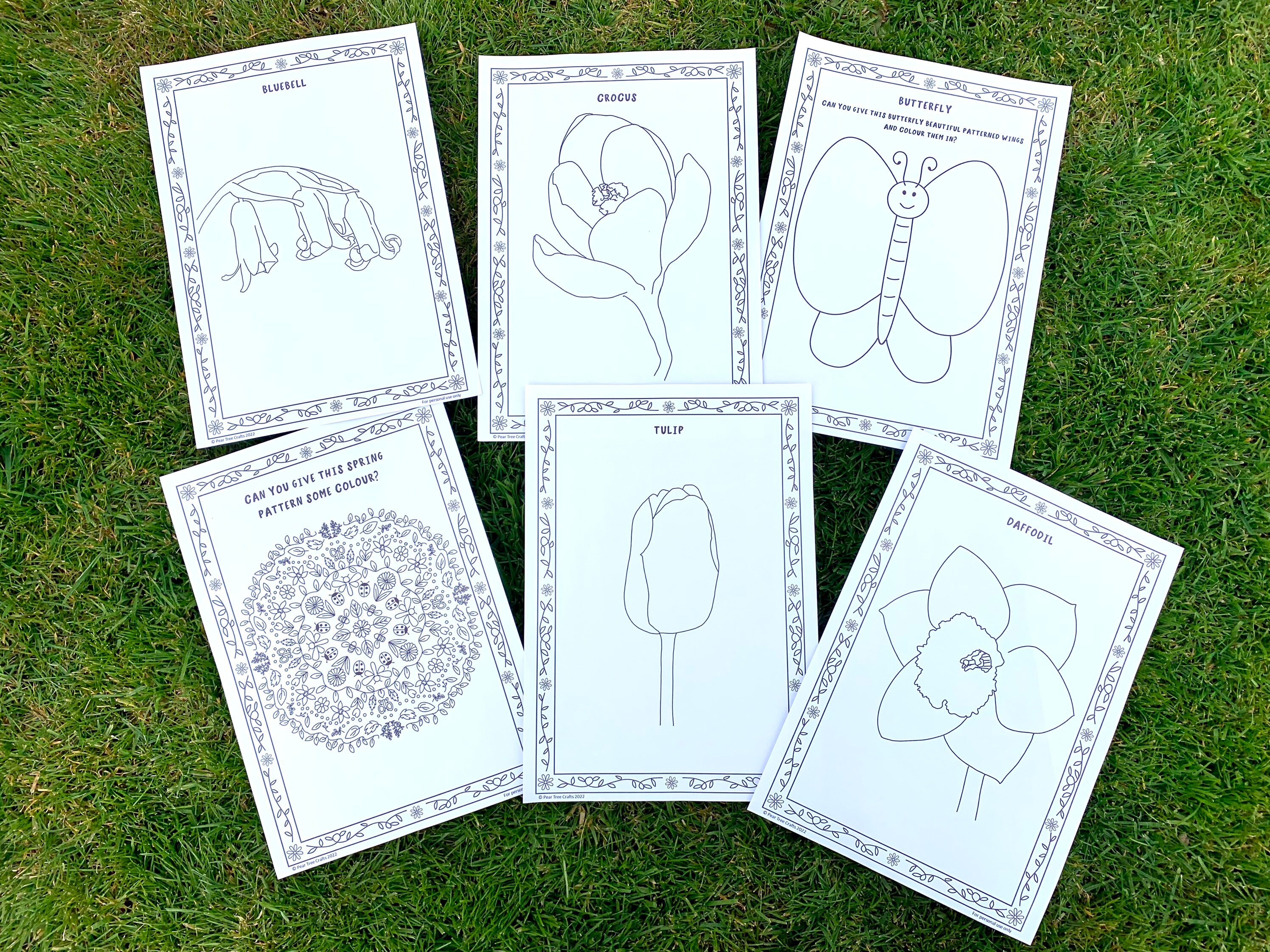 Children's Spring Activity Pack, Kids Nature Activity Pack, Printable ...