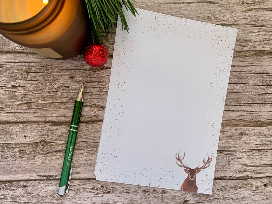 Stag Writing Set, Animal Letter Writing Set, Stationery Set, Writing ...