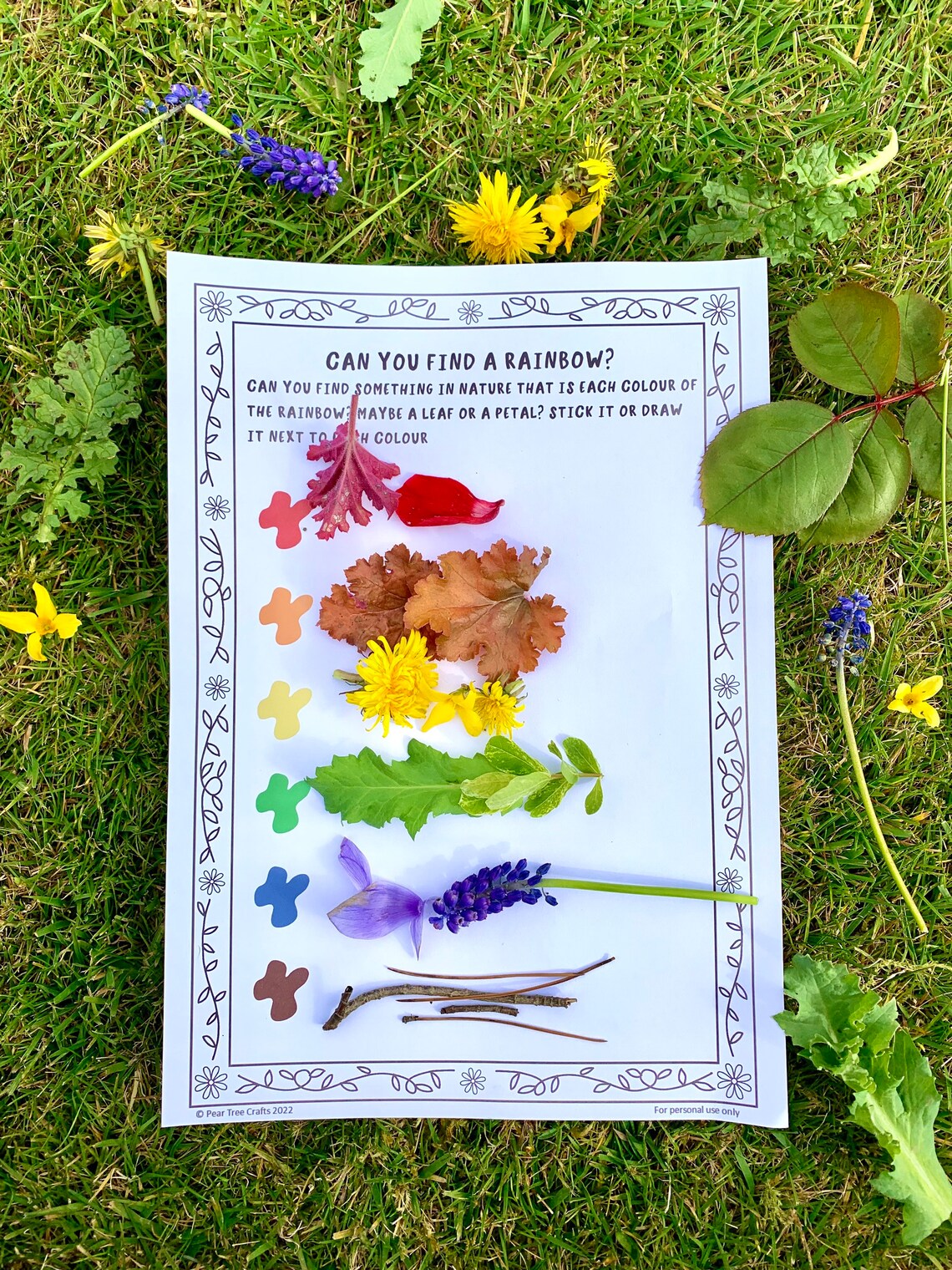 Children's Spring Activity Pack, Kids Nature Activity Pack, Printable ...
