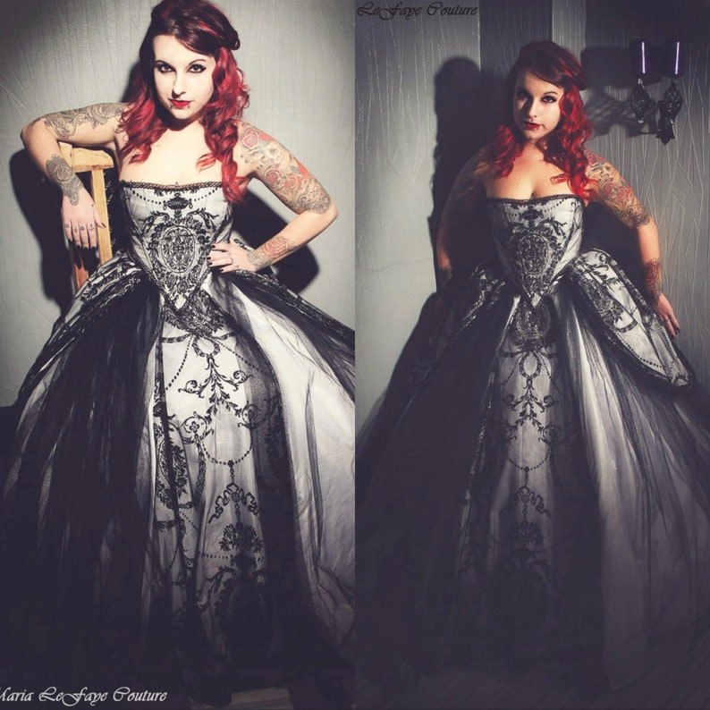 Made to Order Beautiful Gothic Vampire Marie Antoinette Gown - Etsy ...