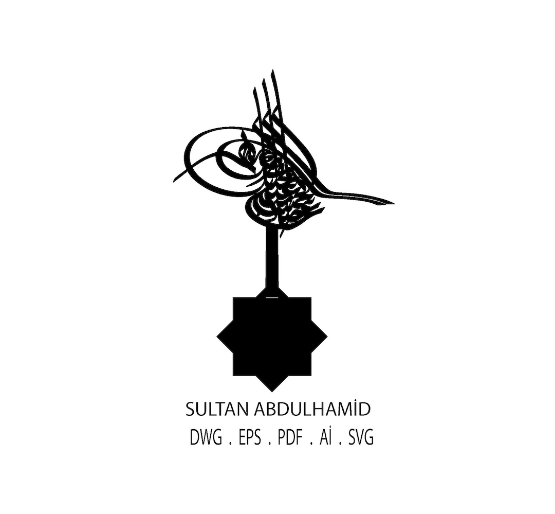 Ottoman Sultan. Sultan Abdulhamid. Islamic Table Decor. Dwg. Pdf. Metal ...