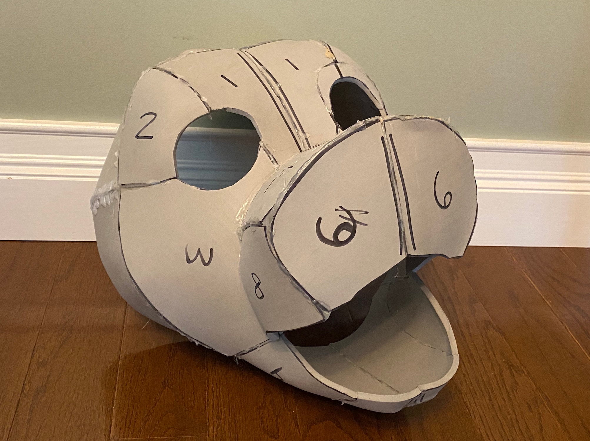 Fursuit Head Base EVA Foam Pattern: Toony Dog - Etsy