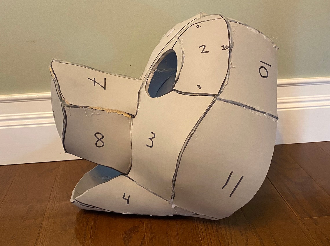 Fursuit Head Base EVA Foam Pattern: Toony Dog - Etsy