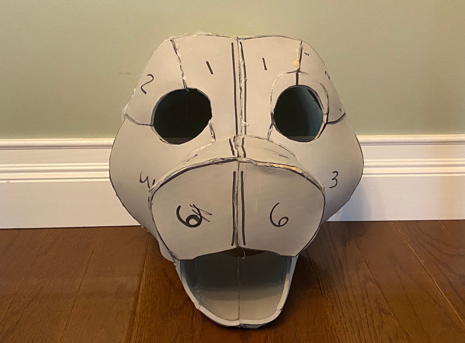 Fursuit Head Base EVA Foam Pattern: Toony Dog - Etsy