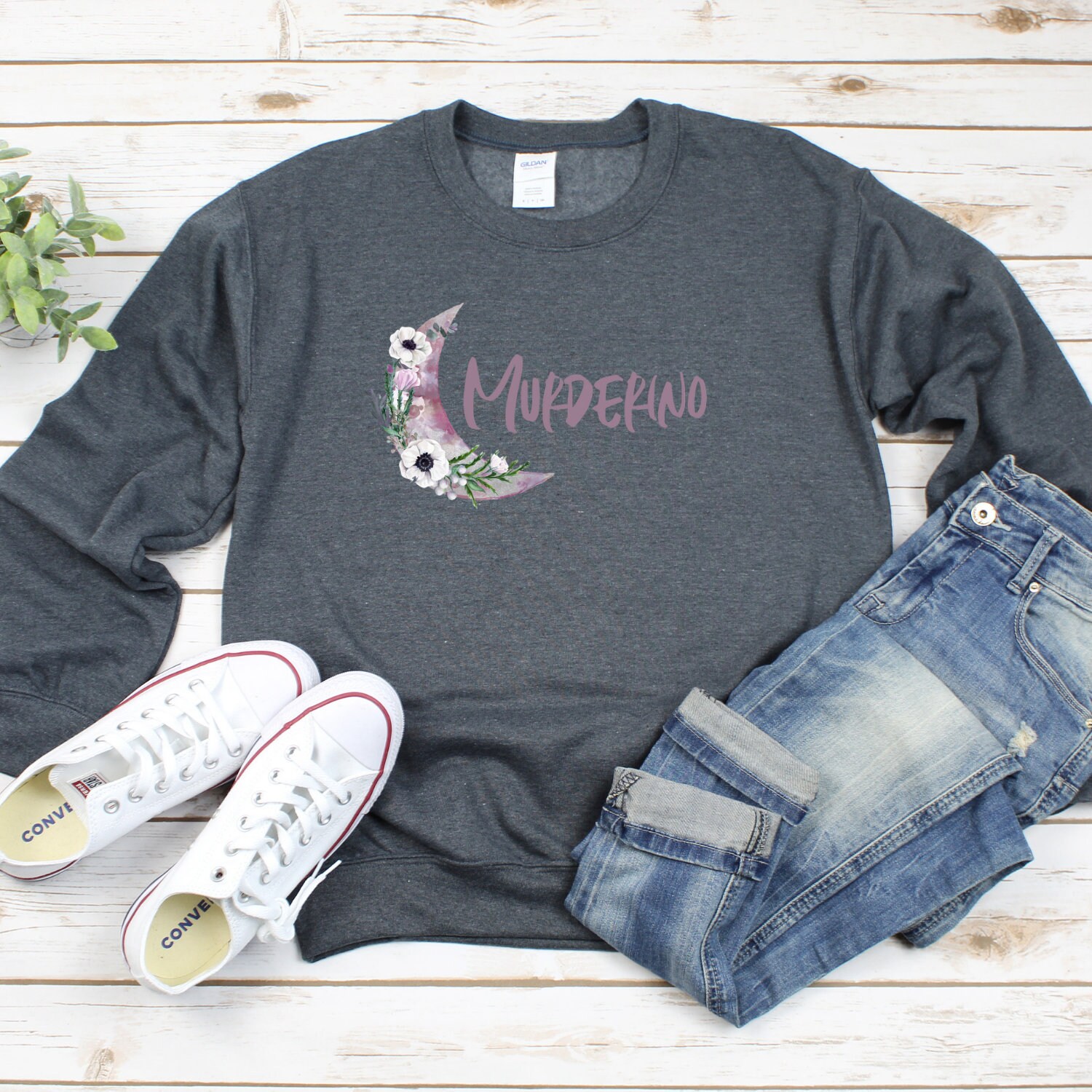 Murderino Sweatshirt Boho Murderino Sweatshirt True Crime - Etsy