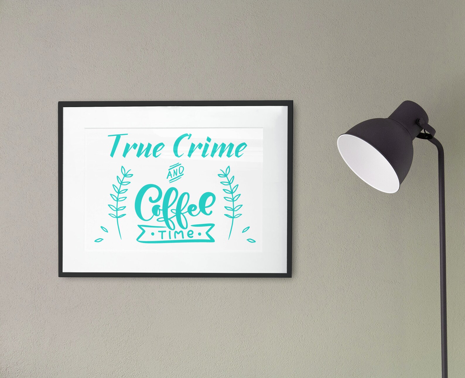 Coffee and True Crime Poster | Murderino Wall Art | True Crime Fan ...
