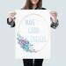 Make Good Choices Poster | True Crime Wall Art | Motivational Poster ...