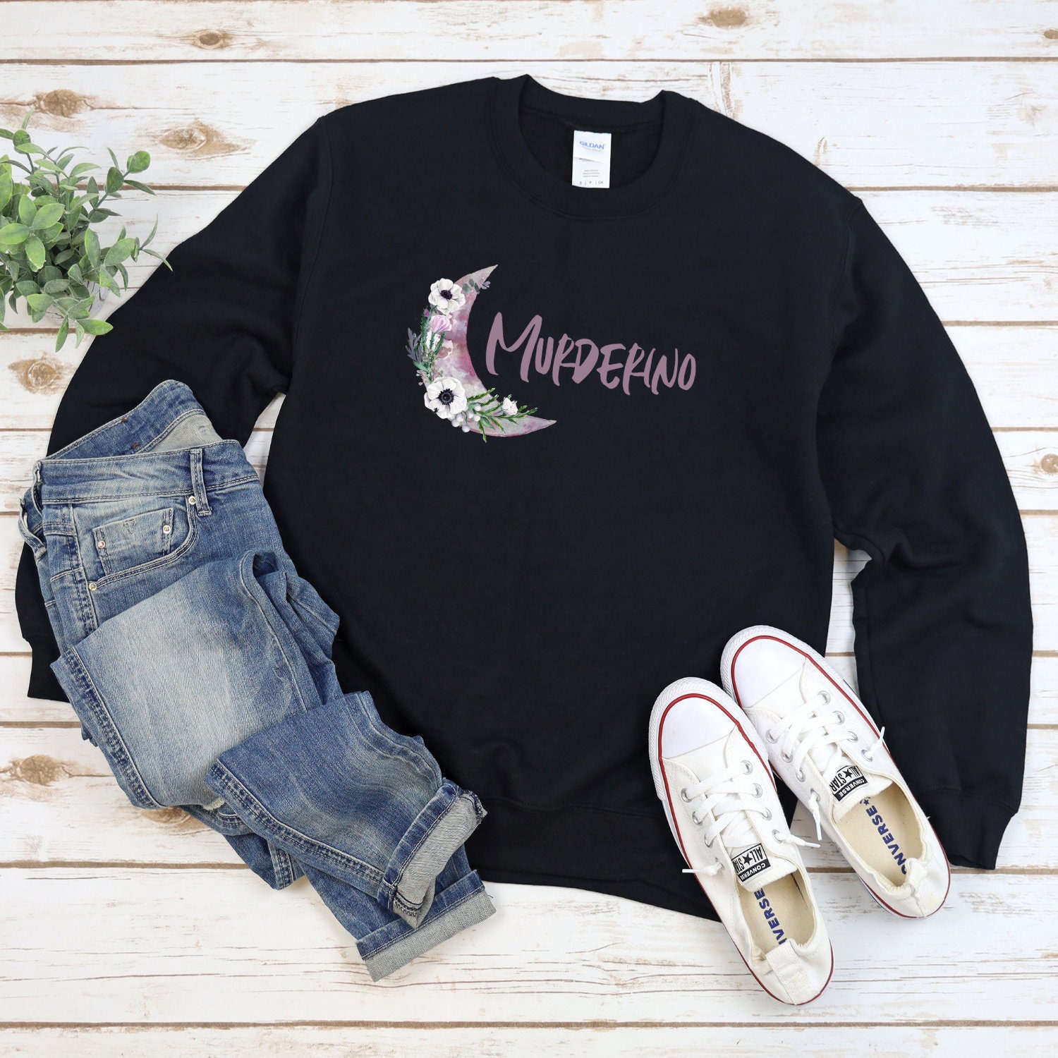 Murderino Sweatshirt Boho Murderino Sweatshirt True Crime - Etsy