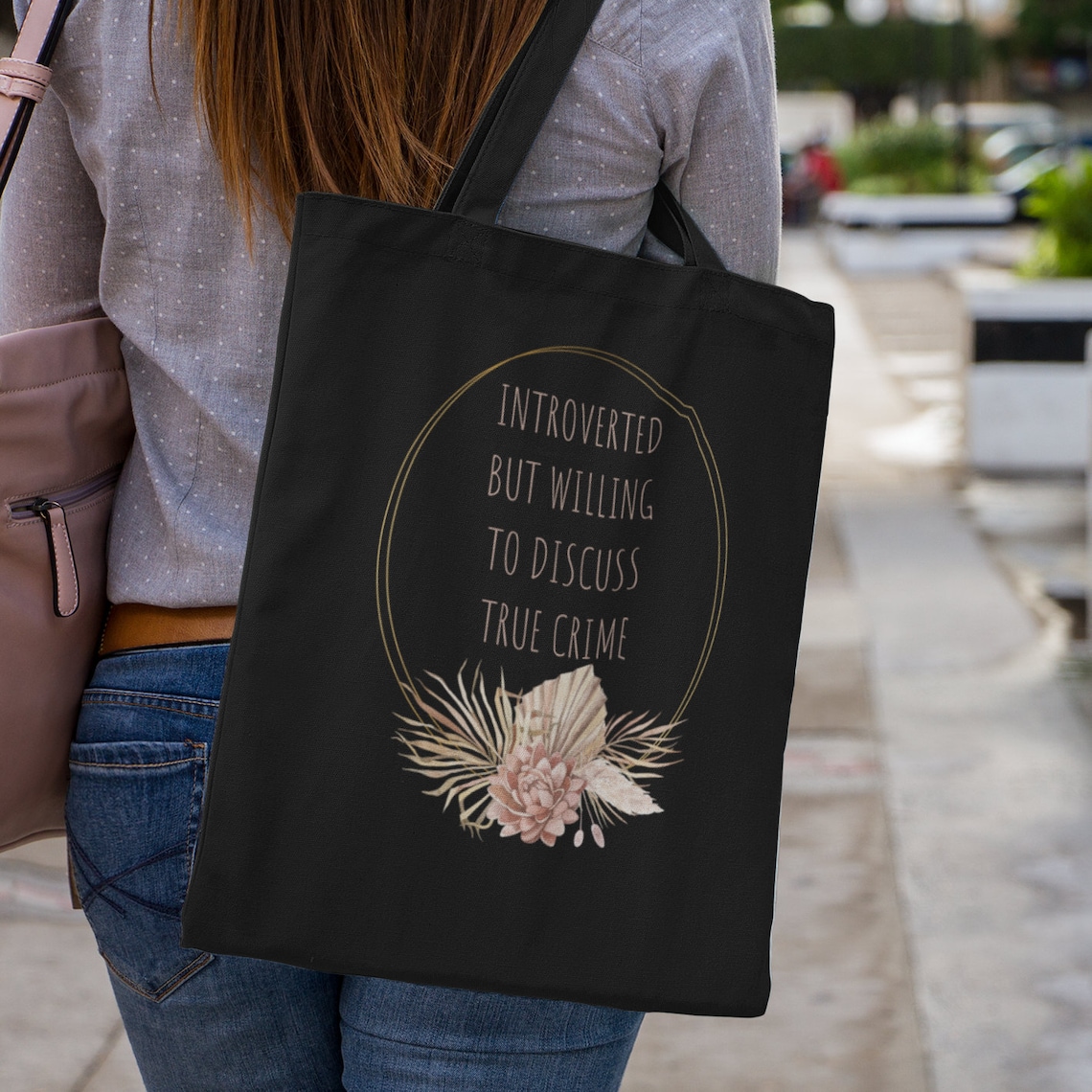 Introvert True Crime Bag Tote Bag | Introverted but Willing to Discuss ...