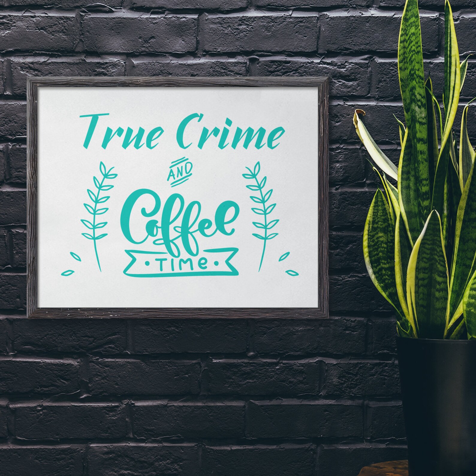 Coffee and True Crime Poster Murderino Wall Art True Crime | Etsy