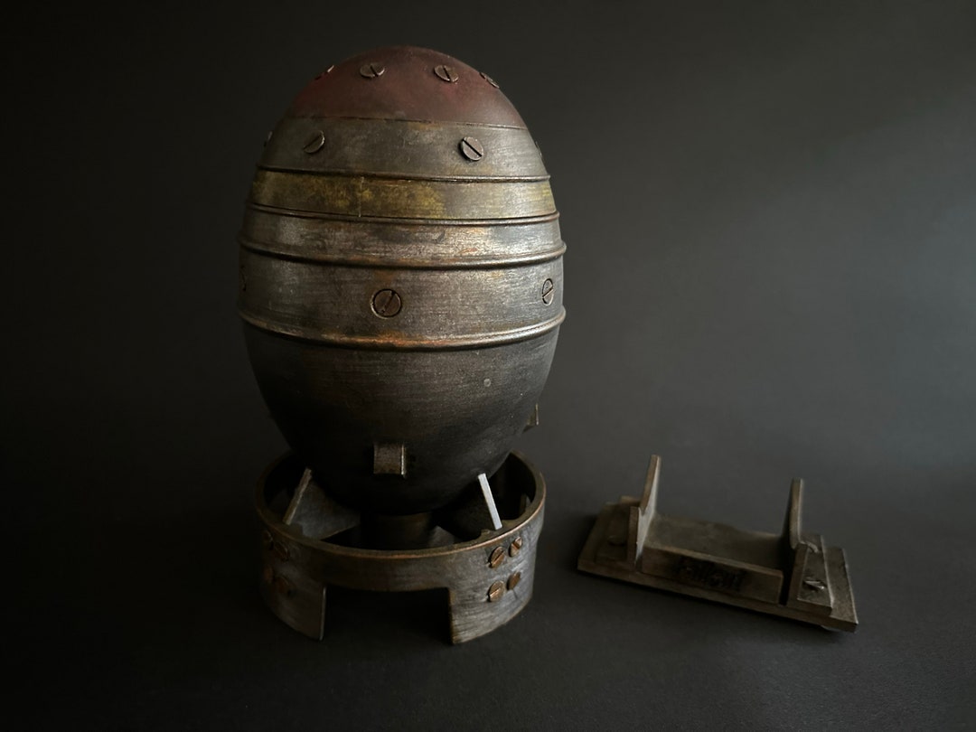 Fallout Mini Nuke Rusty Mini Atomic Bomb Fatboy Real Size Replica - Etsy