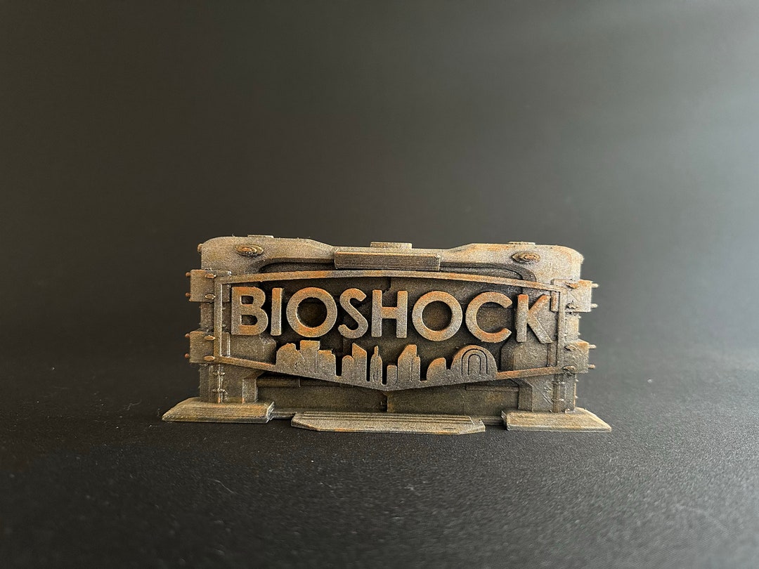 Bioshock BIOSHOCK Display Logo - Etsy
