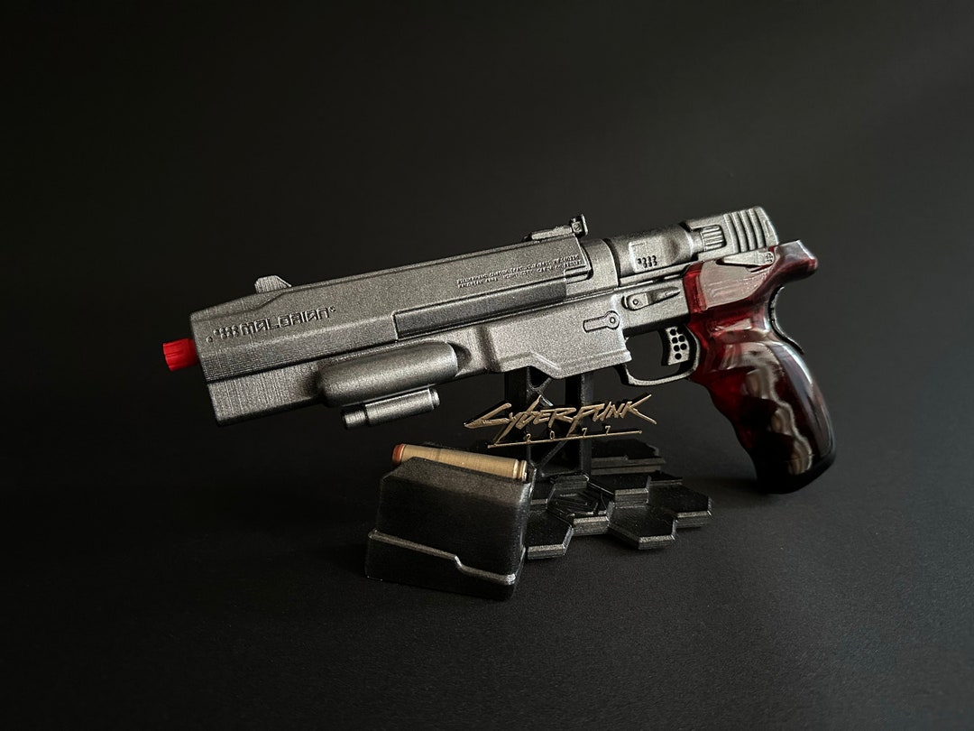 Cyberpunk 2077 Johnny Silverhand Replica Weapon Malorian Arms 3516 Real ...