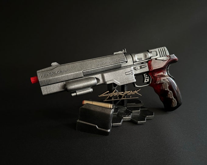 Cyberpunk 2077 Johnny Silverhand Replica Weapon Malorian Arms 3516 Real ...