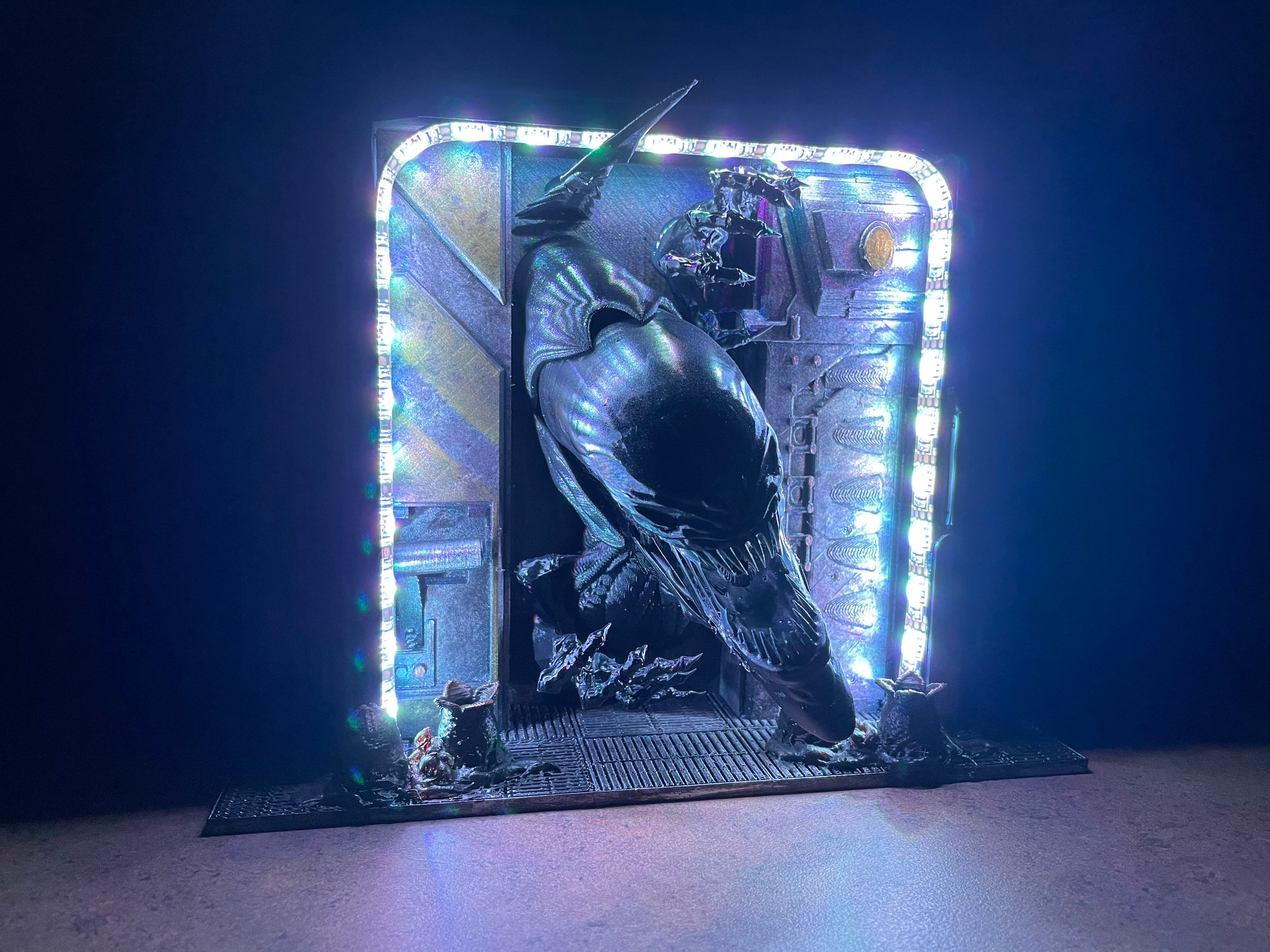 Alien Queen Xenomorph Display Stand / Wall Display Diorama - Etsy UK