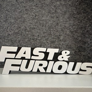 Fast & Furious Fast and Furious Display Logo - Etsy