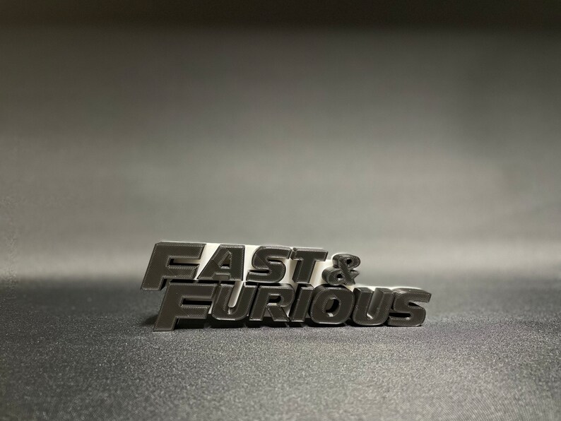 Fast & Furious Fast and Furious Display Logo - Etsy