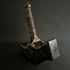 God of War Ragnarök Thor Mjölnir Gow Ragnarok Mjolnir Real Size Replica ...