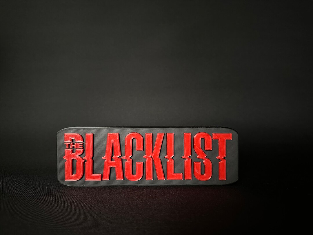 The Blacklist Display Logo - Etsy
