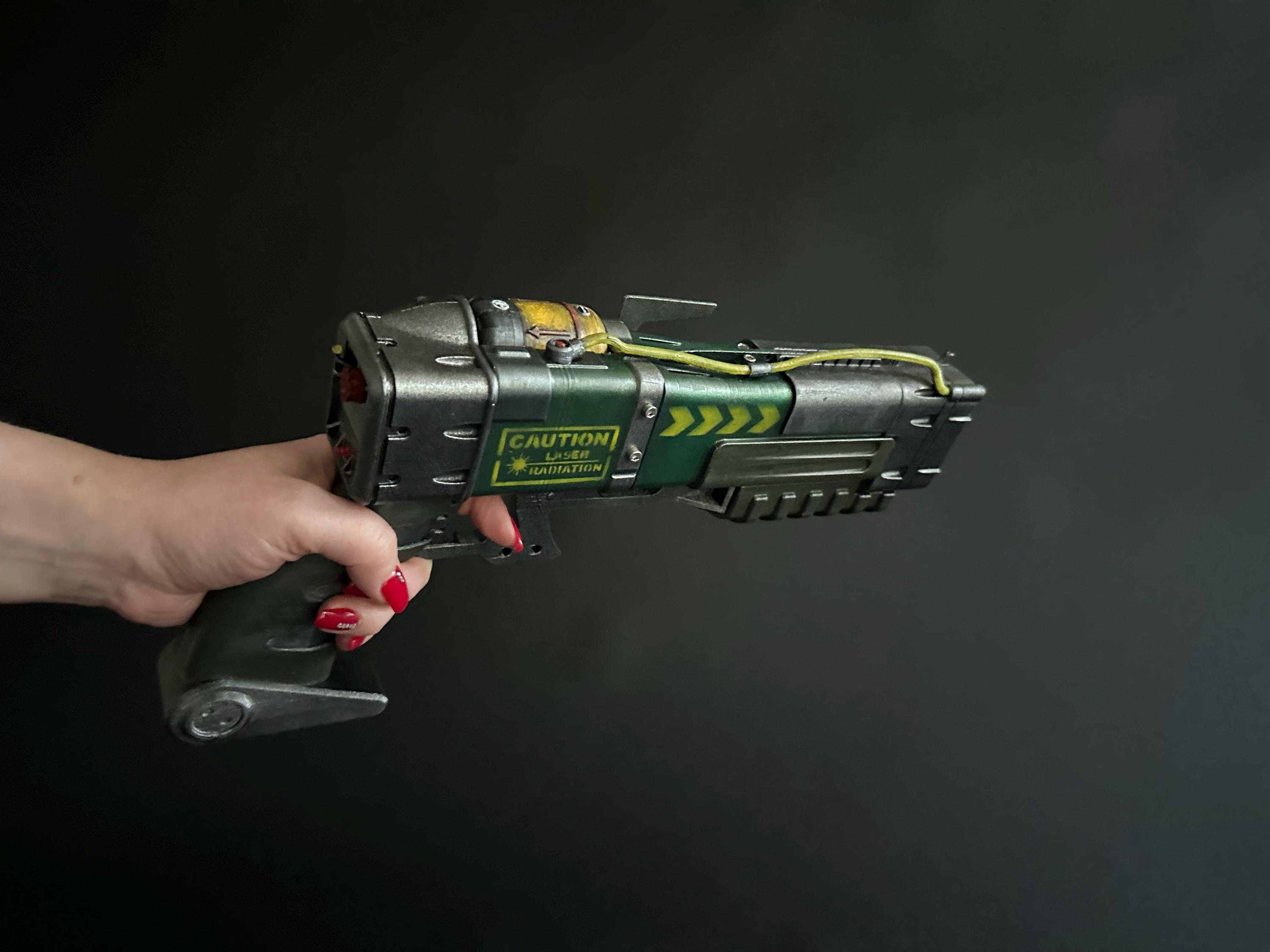Futuristic Laser Pistol Prop