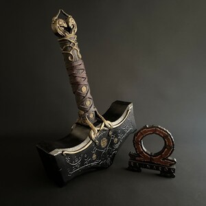 God of War Ragnarök Thor Mjölnir Gow Ragnarok Mjolnir Real Size Replica ...