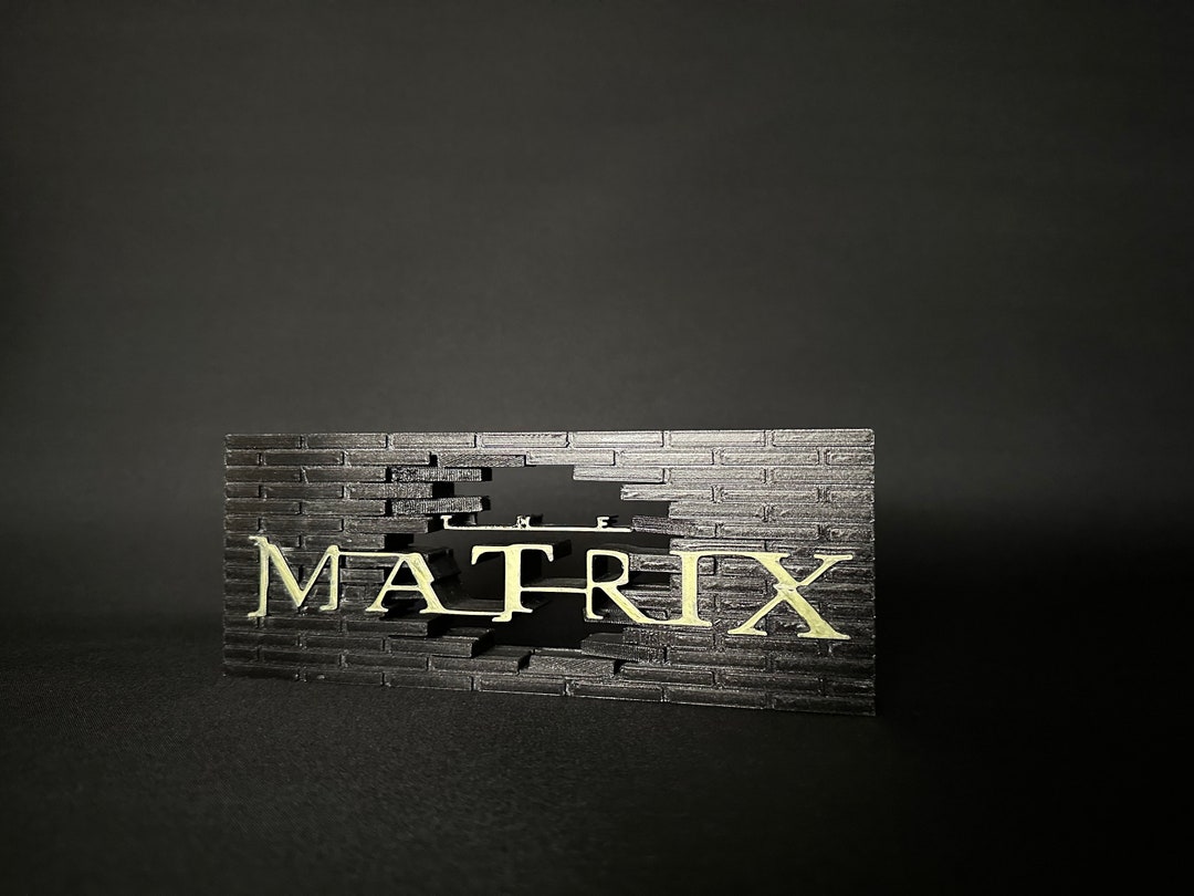 The Matrix Custom Display Logo - Etsy