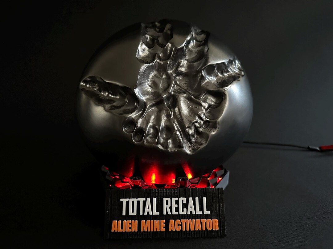 Total Recall Alien Mine Activator Replica + Base + LED Light - Etsy