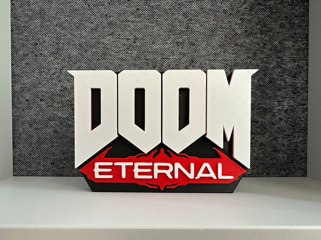 Doom Eternal Display Logo - Etsy
