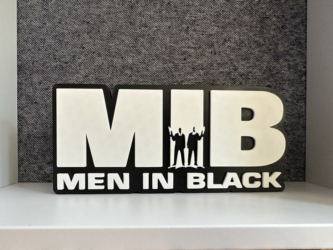 Men in Black MIB Display Logo - Etsy
