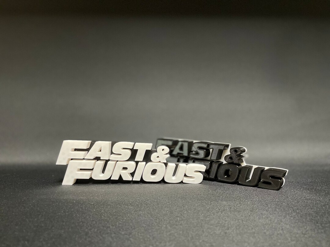 Fast & Furious Fast and Furious Display Logo - Etsy