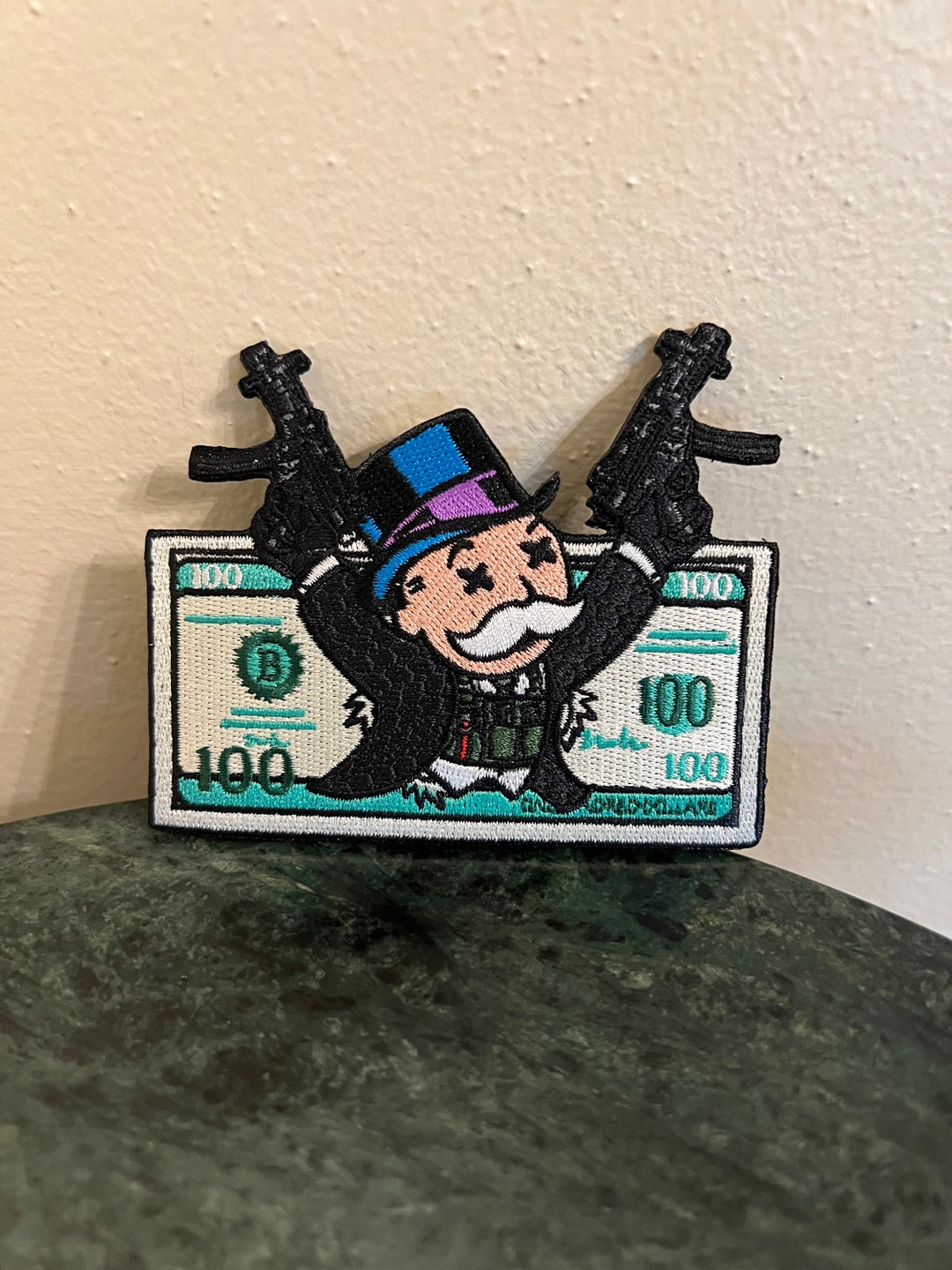 Big Money Embroidered Patch - Etsy