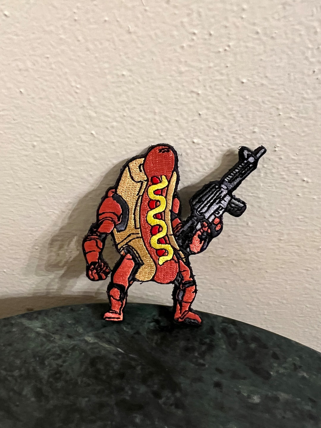 Tactical Hotdog Embroidered Patch - Etsy